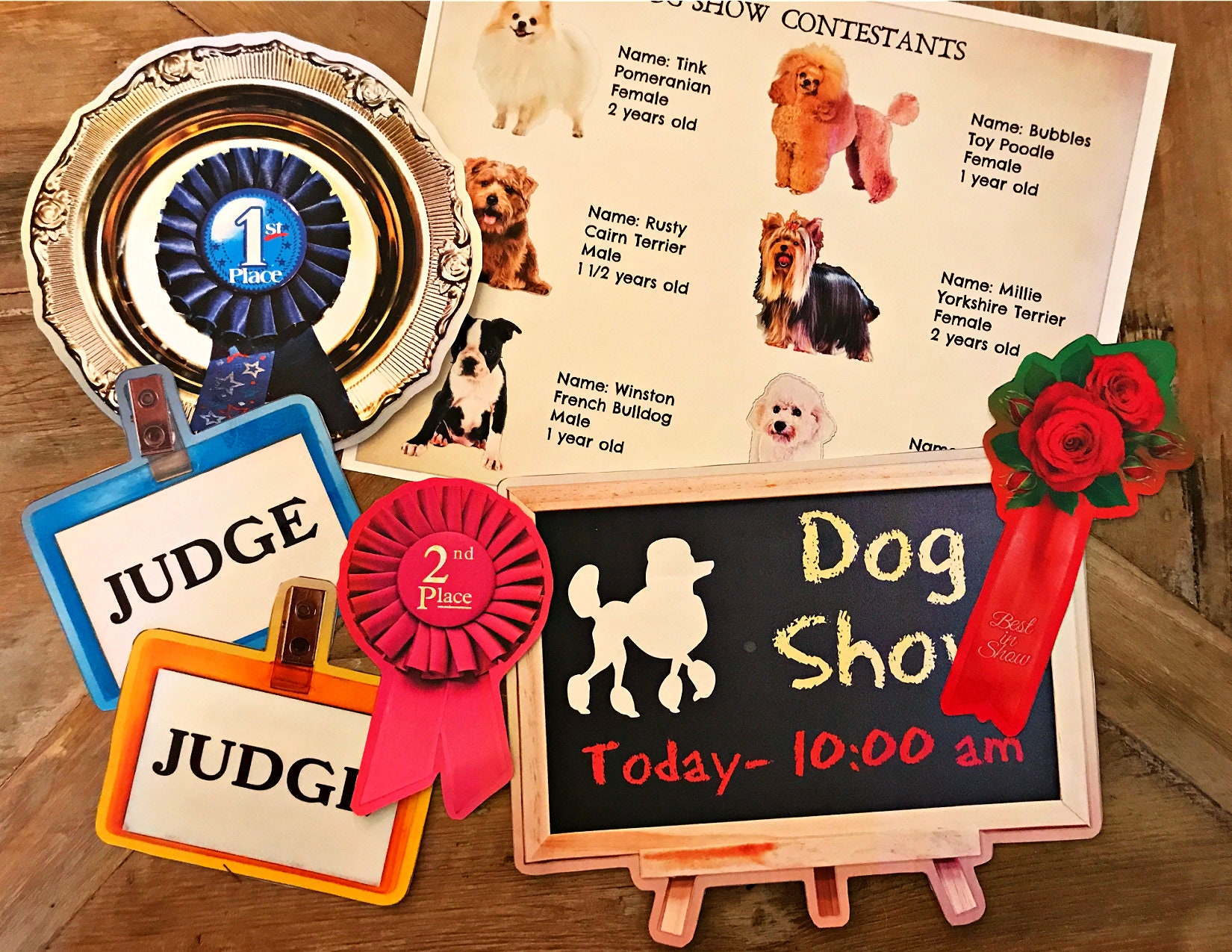 Dog Show Dramatic Play | Pretend Play Dogs | Printables| Preschool Play ...