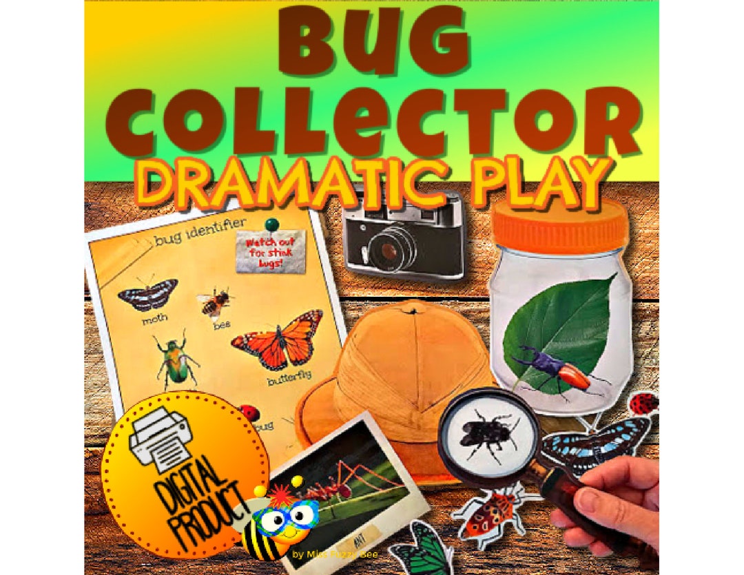 Bug Collector Dramatic Play Bug Activity Pretend Play Bug Bulletin ...