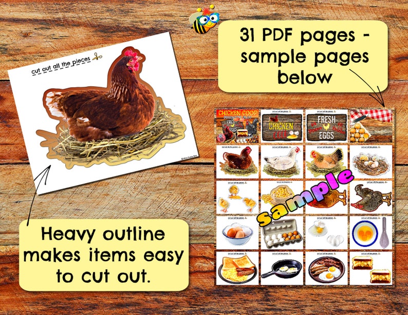 Dramatic Play Farm Chicken Life Cycle Life Cycle Chicken Farm Activity ...