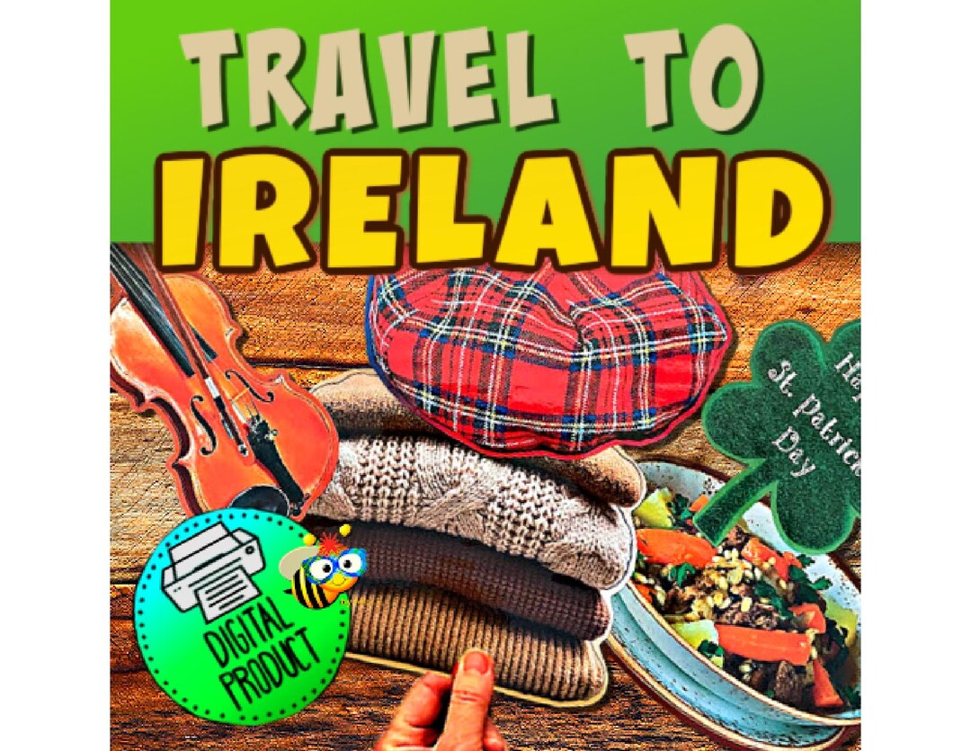 Ireland Travel Dramatic Play | Ireland Pretend Play | Ireland Activity ...