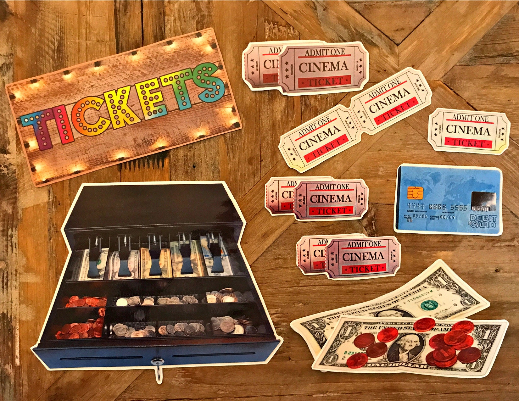 Movie Theater Dramatic Play | Pretend Play Movie Theater | Printable ...