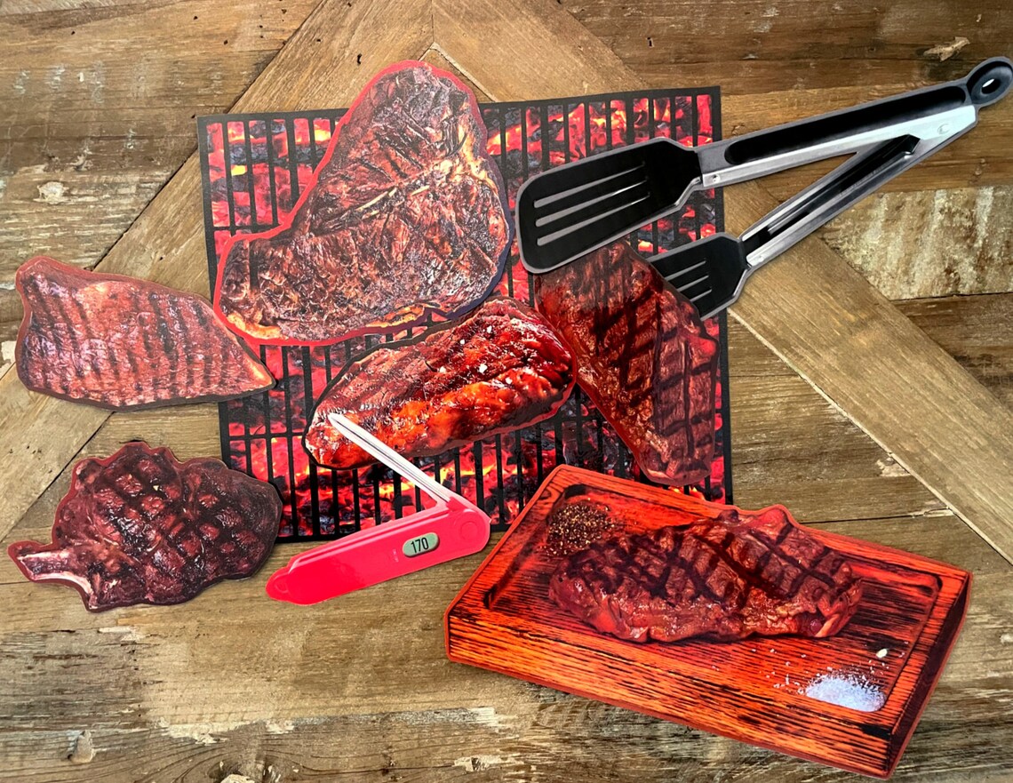 Steak House Dramatic Play | Food Pretend Play | Food Cutouts | Prek ...