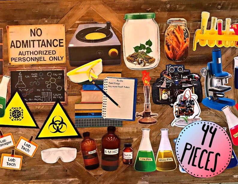 Science Lab Dramatic Play | Science Lab Pretend Play | Science Bulletin ...