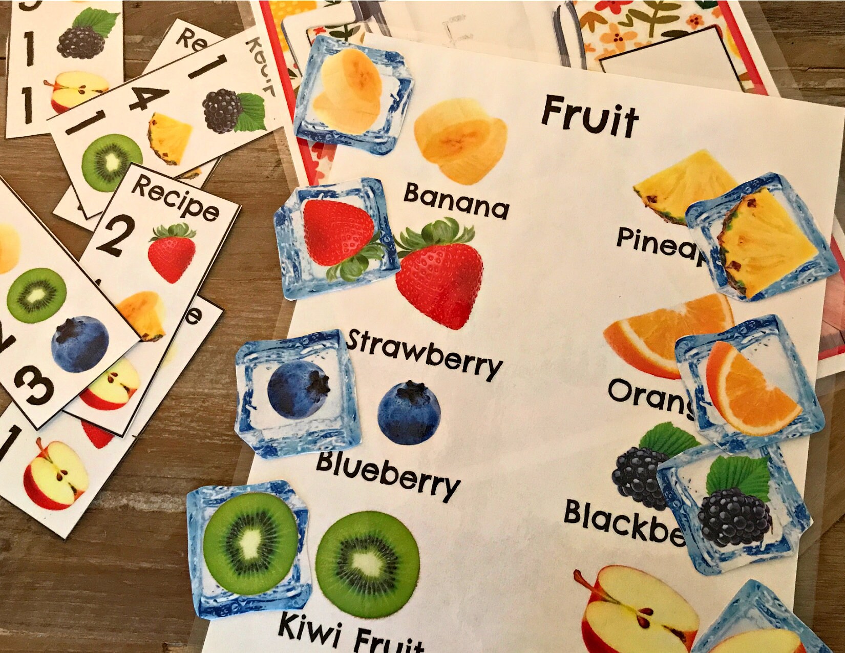 Preschool Counting | Counting Activity | Fruit Smoothie Activity | Prek ...
