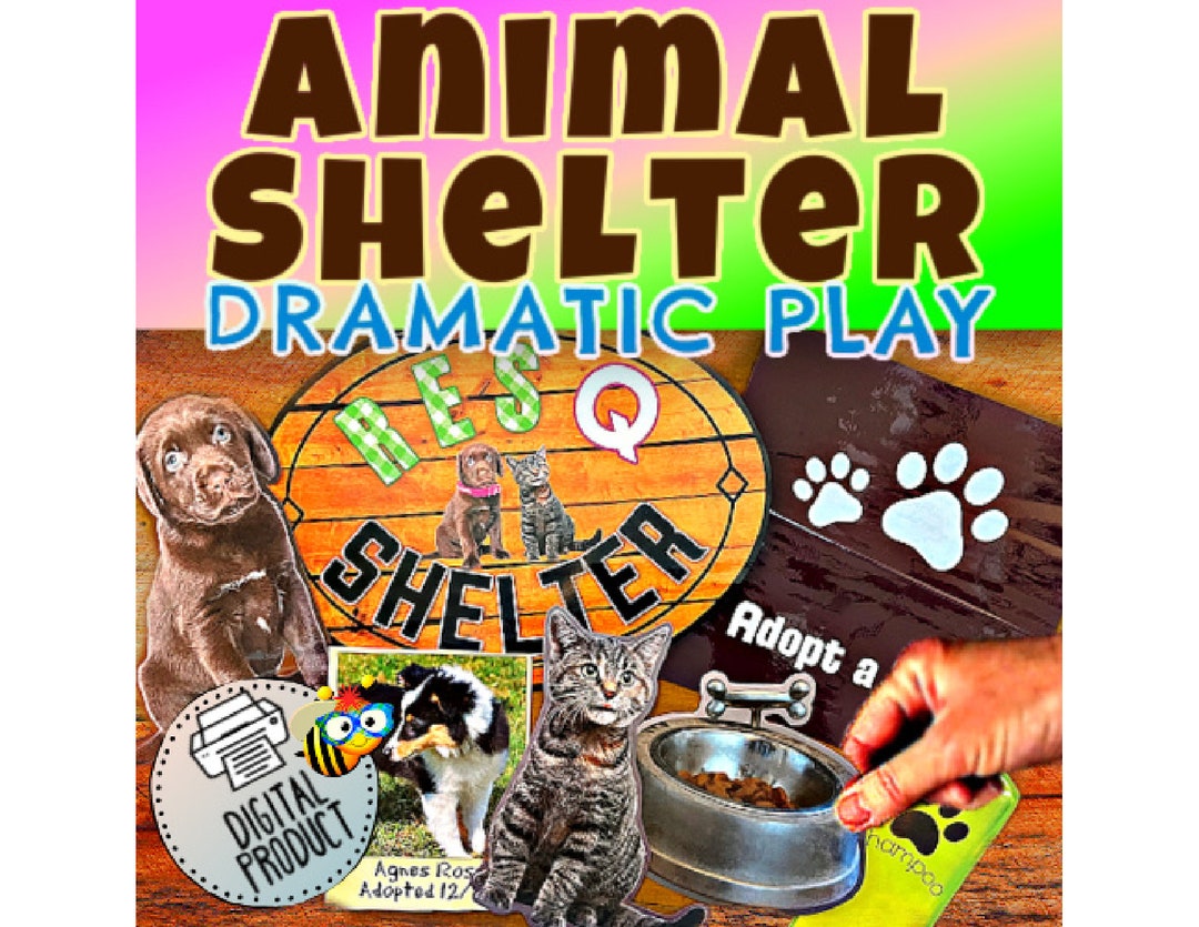Animal Shelter Dramatic Play | Animal Shelter Pretend Play | Preschool ...