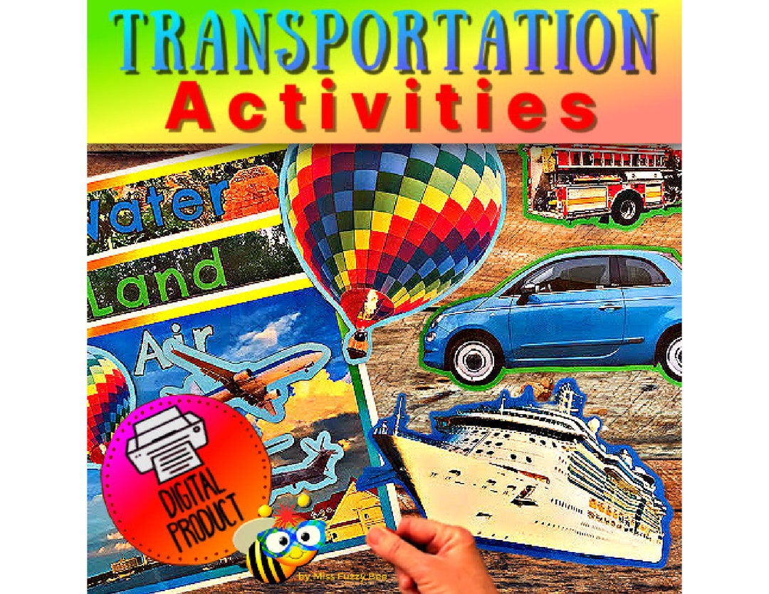 Transportation Activity | Transportation Sorting | Printables | Prek ...