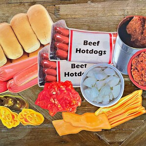 Hotdog Cart Dramatic Play | Food Pretend Play | Food Cutouts | Prek ...