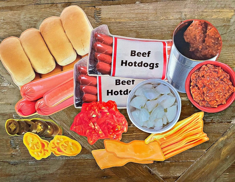 Hotdog Cart Dramatic Play | Food Pretend Play | Food Cutouts | Prek ...