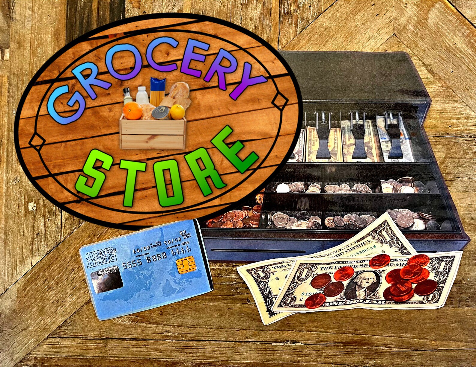 Grocery Dramatic Play | Pretend Play Shopping | Grocery Activity ...