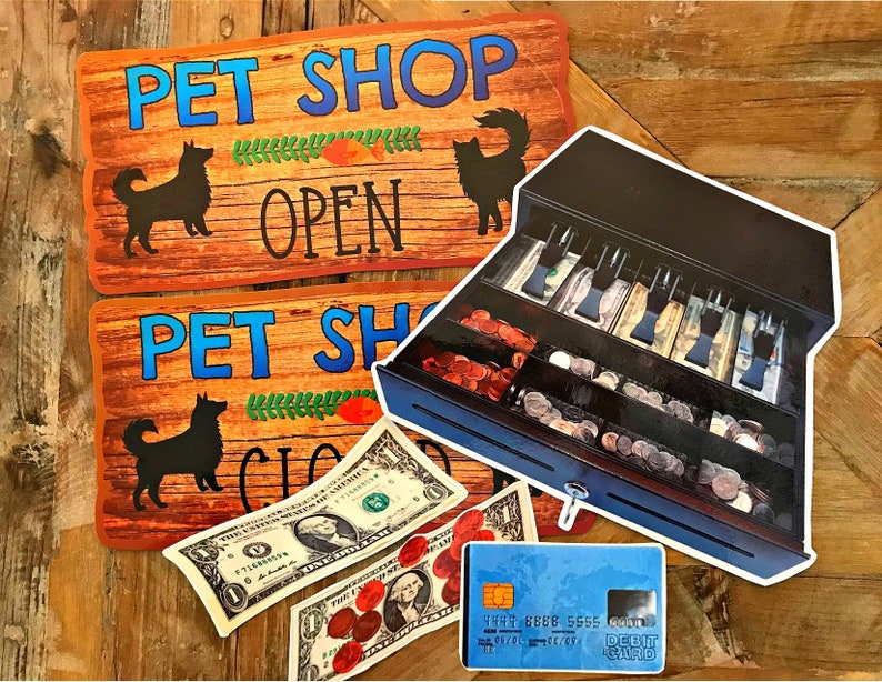 Pet Shop Dramatic Play | Pet Store Playset | Pretend Pets | Pet ...