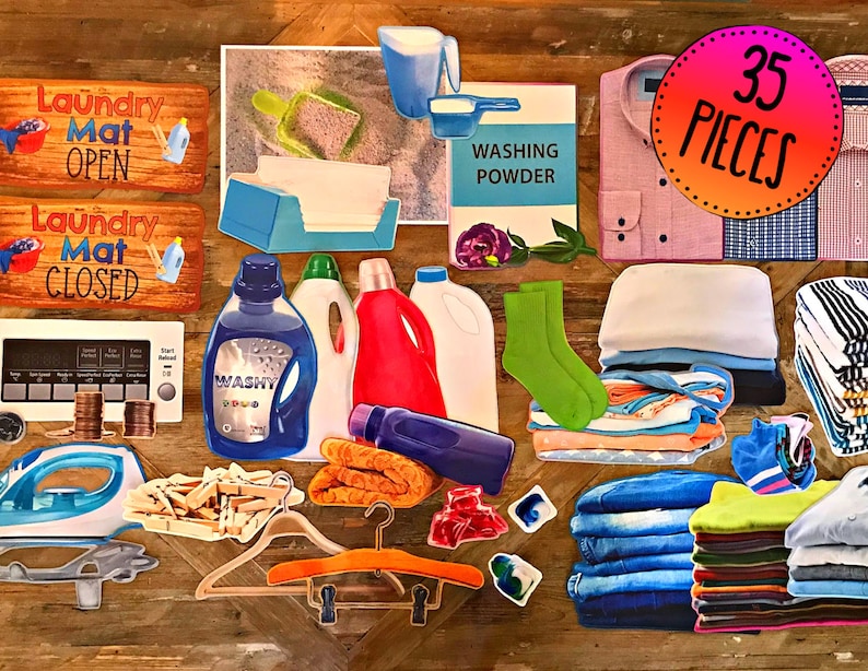 Laundry Dramatic Play | Printable Dramatic Play for Preschool ...