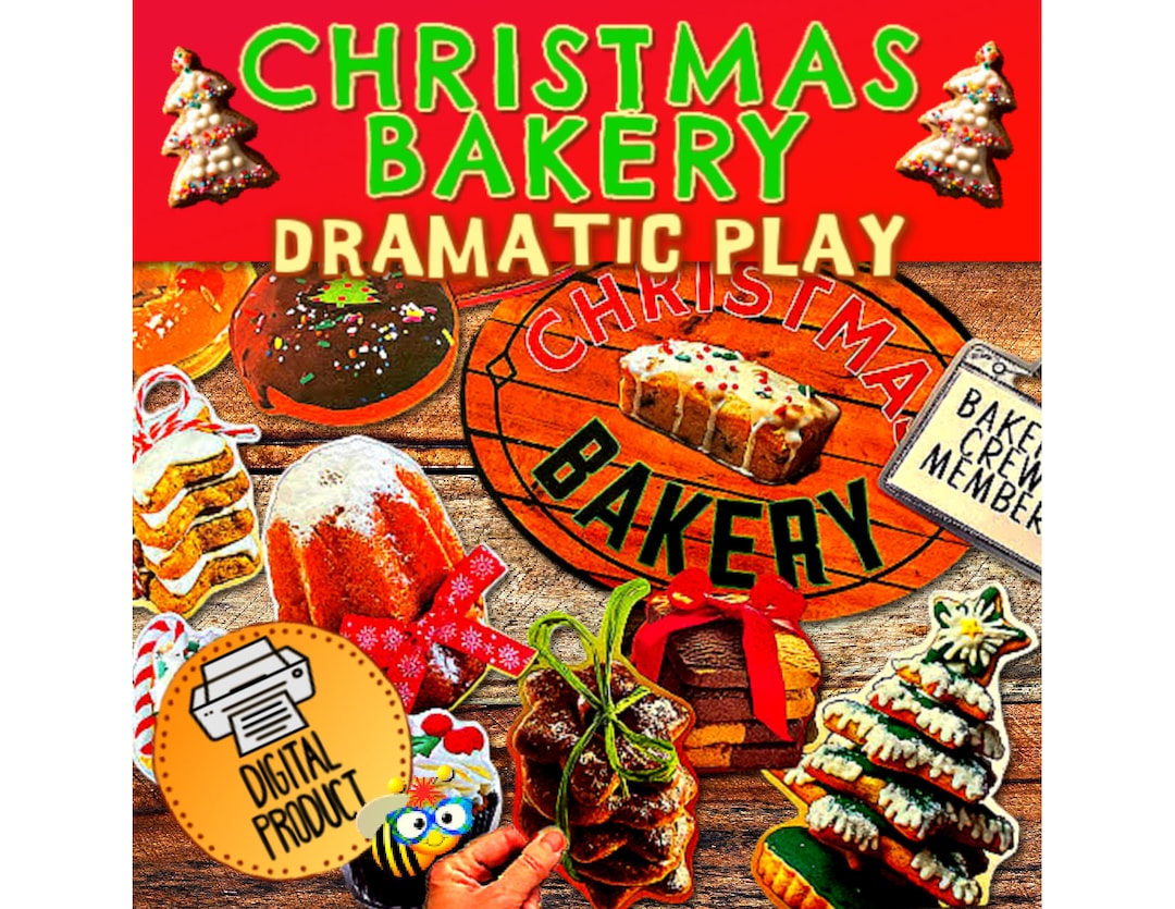 Christmas Bakery Dramatic Play | Christmas Bakery Pretend Play ...