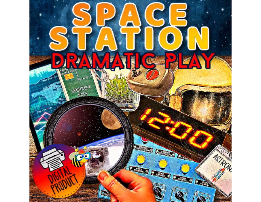 Space Station Dramatic Play | Space Pretend Play | Space Activity ...