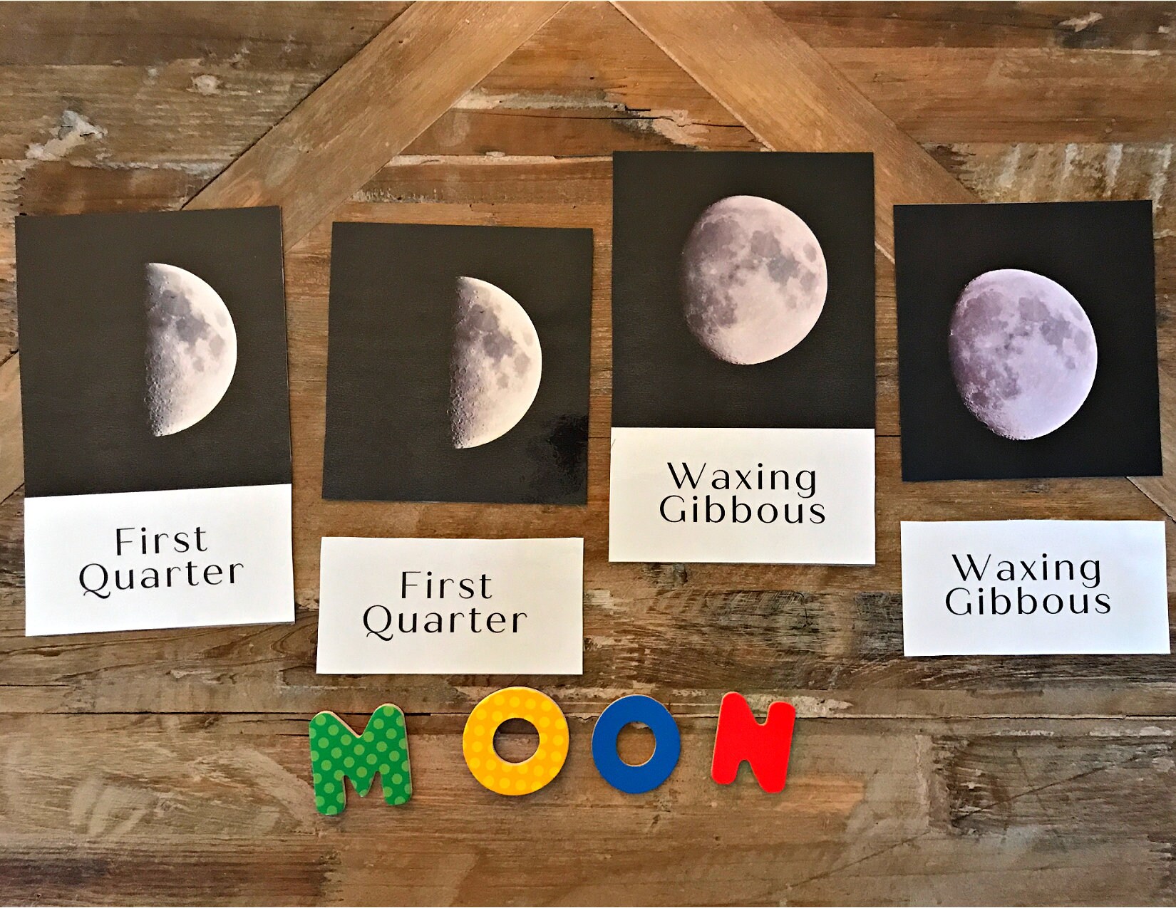 Moon Phases | Phases of the Moon | Three-part Cards | Printable ...