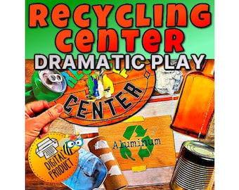 Recycle Center Dramatic Play Printable Set - Etsy