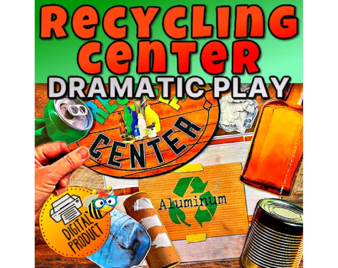 Recycle Center Dramatic Play Printable Set - Etsy