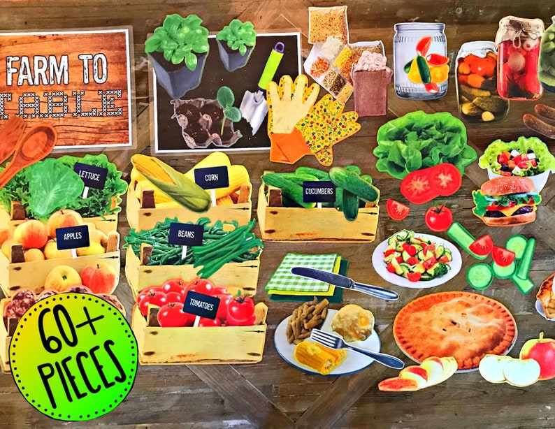Dramatic Play Farm to Table Farm Dramatic Play Bulletin Board Decor ...