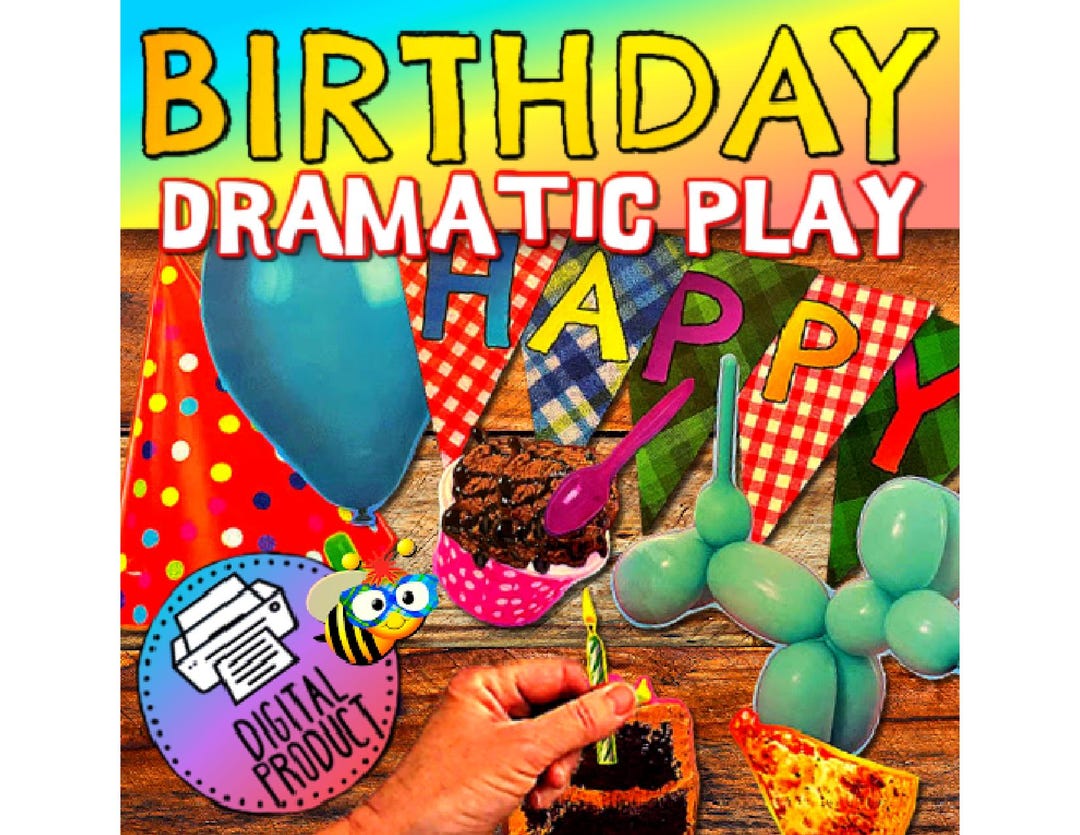Birthday Party Dramatic Play Set | Printable Preschool and Homeschool ...