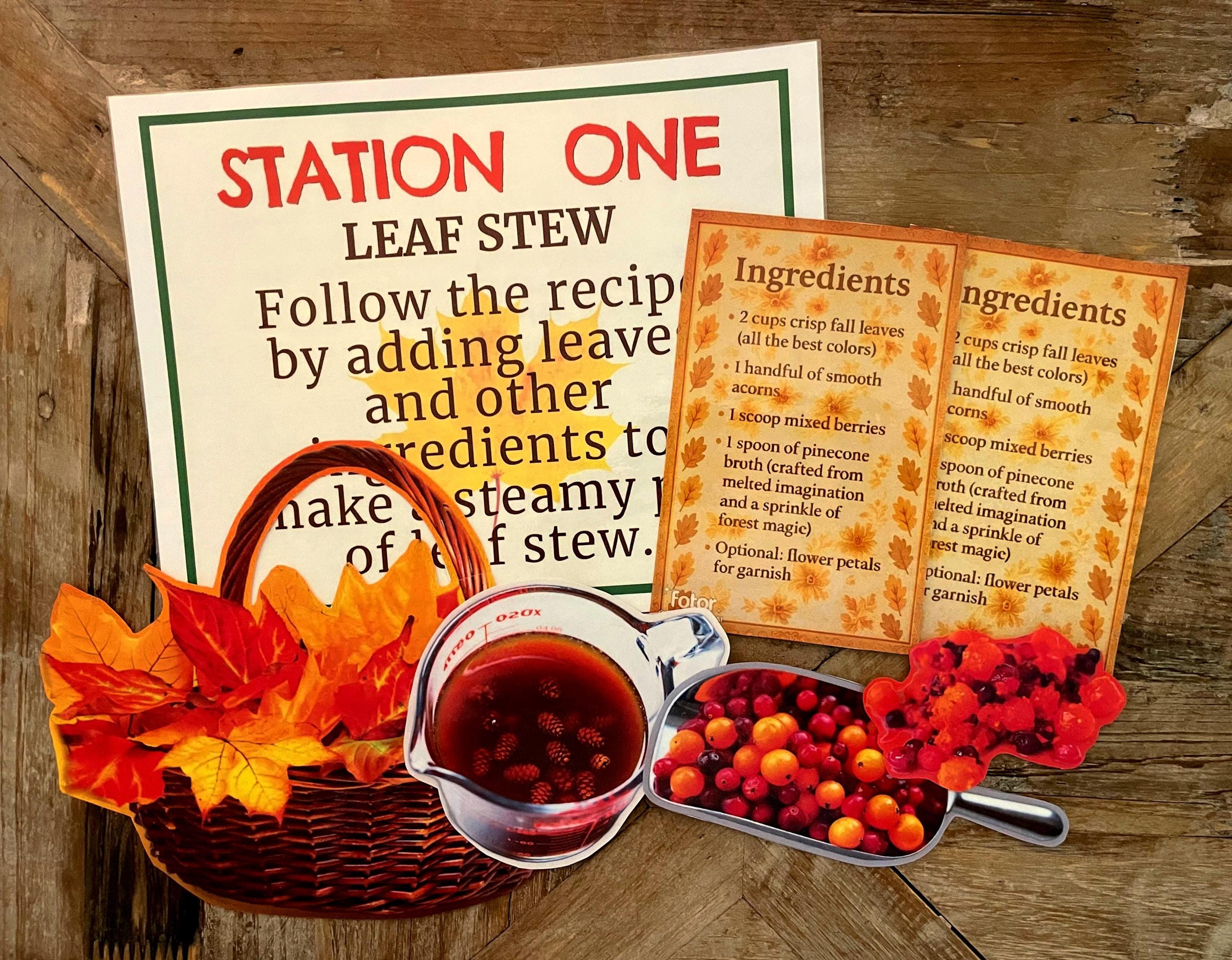 Leaf Gathering Dramatic Play | Fall Leaves Pretend Play | Preschool ...