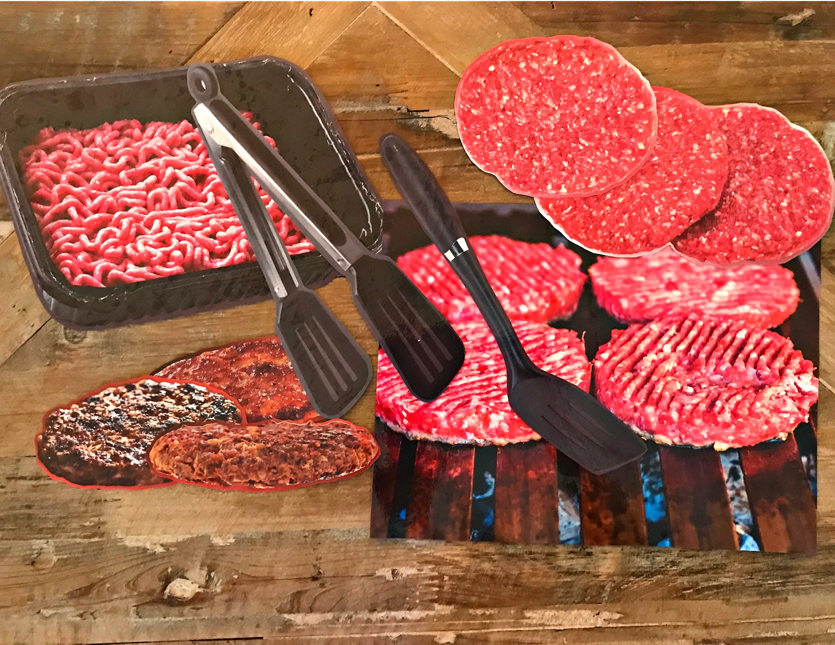 Hamburger Dramatic Play | Pretend Food | Food Activity | Printable ...