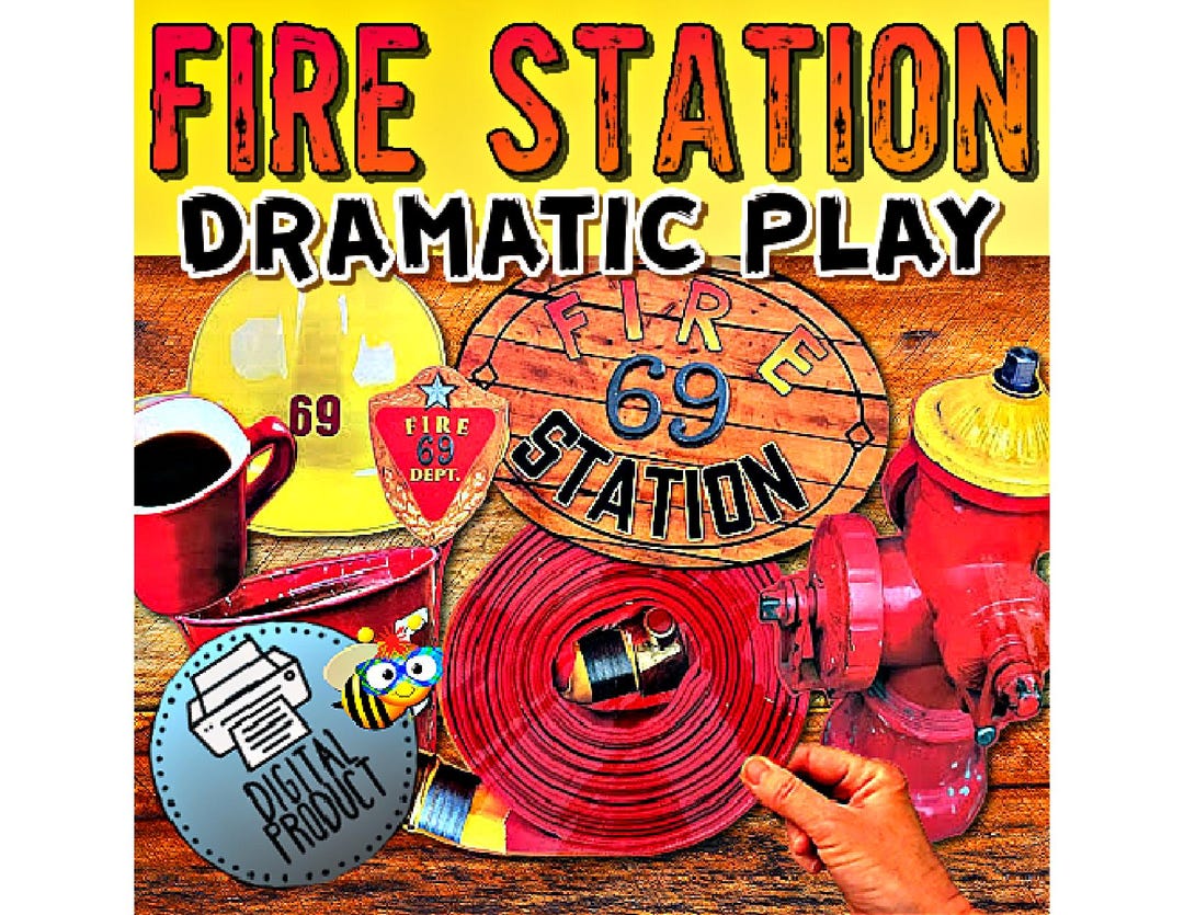 Fire Station Dramatic Play | Fire Safety Pretend Play | Preschool ...