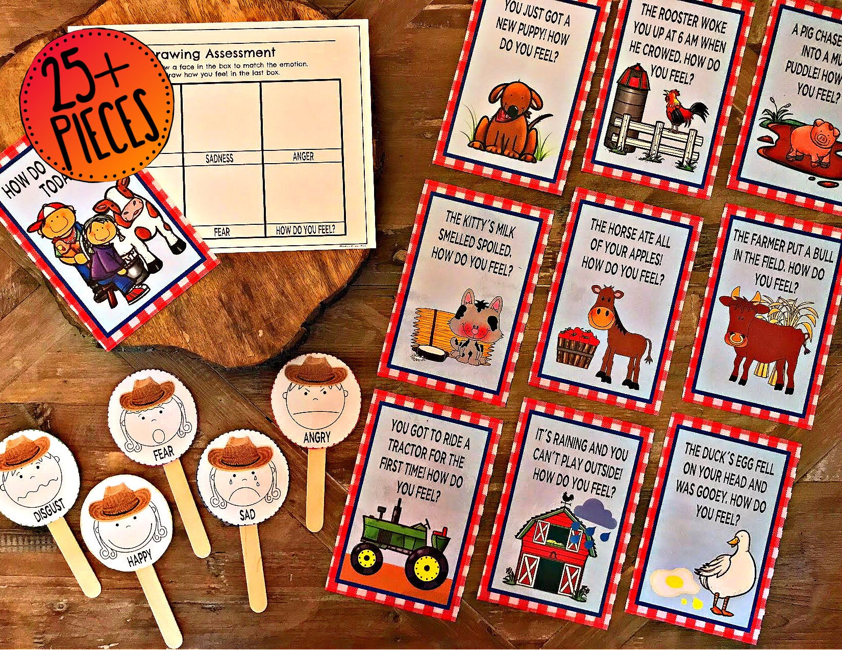 Emotion Stick Puppets | Social Emotional Learning | Feelings for Kids ...