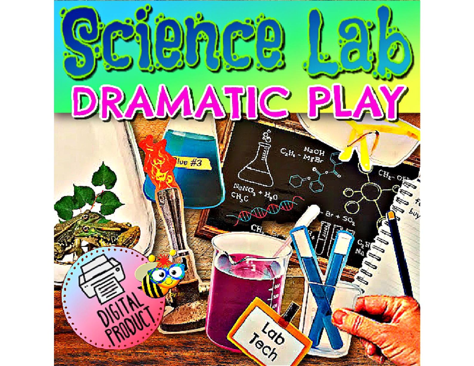 Science Lab Dramatic Play | Science Lab Pretend Play | Science Bulletin ...