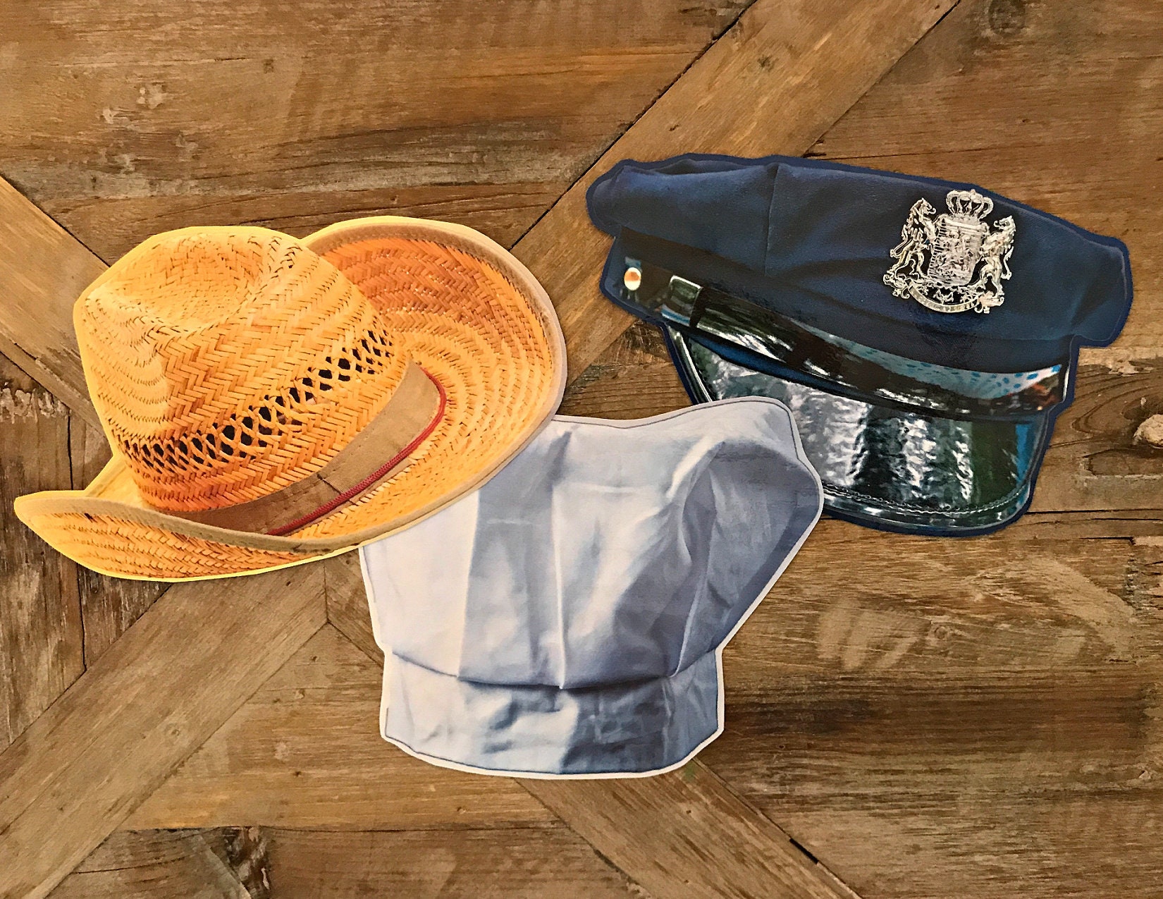 Community Helper Hats Dramatic Play | Hat Pretend Play | Community ...