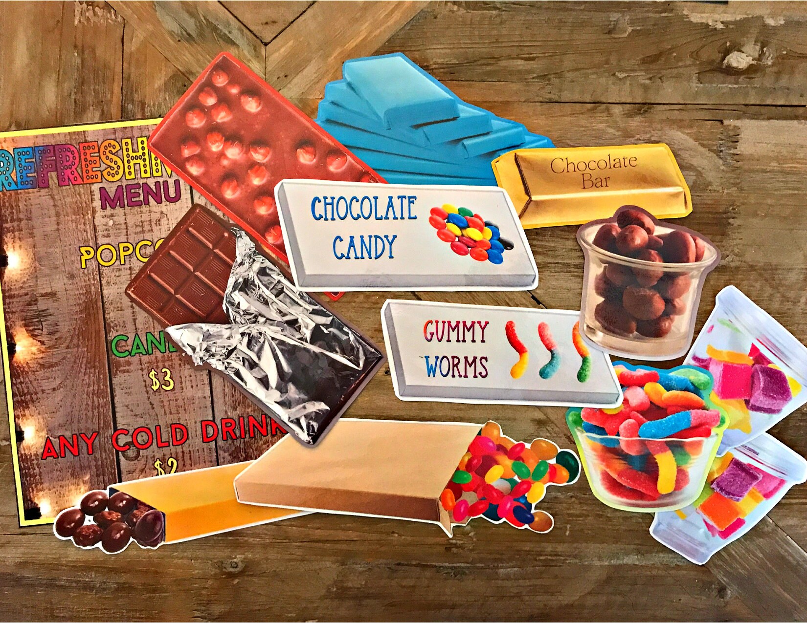 Movie Theater Dramatic Play | Pretend Play Movie Theater | Printable ...