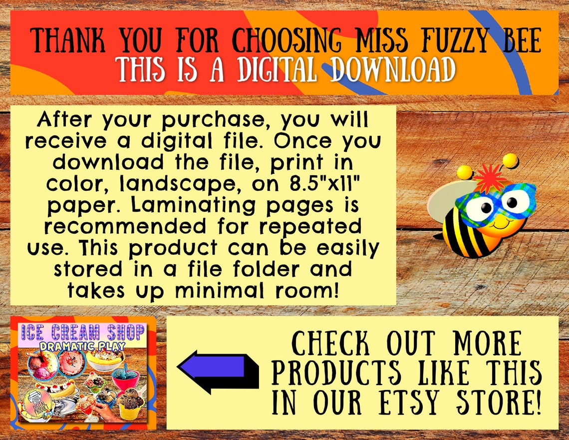 Dramatic Play Hamburger Pretend Play Food Activities Printable Dramatic ...