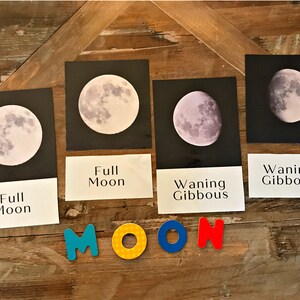 Moon Phases | Phases of the Moon | Three-part Cards | Printable ...