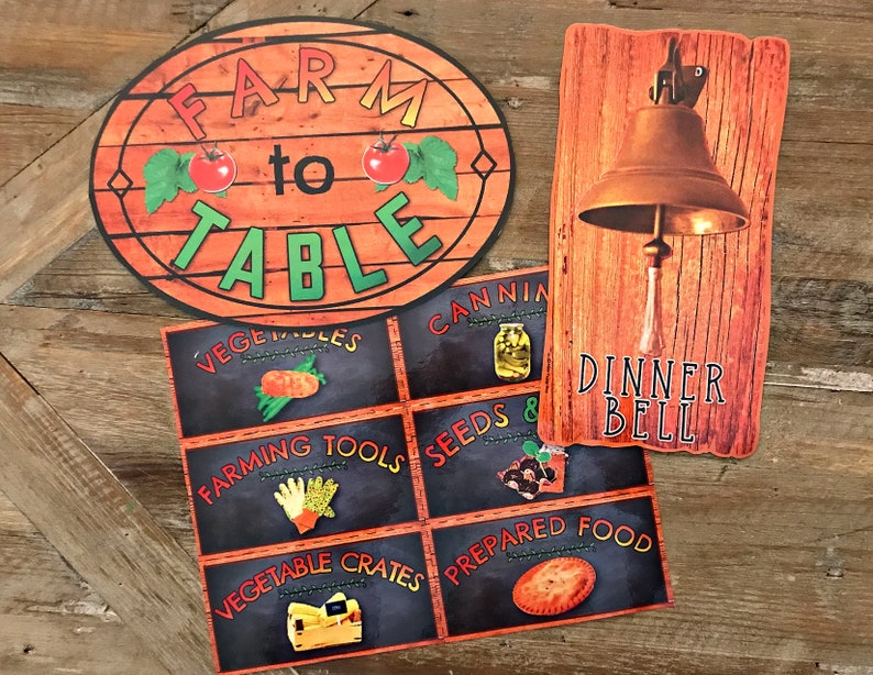 Farm Dramatic Play | Farm to Table Pretend Play | Bulletin Board Decor ...