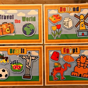 Around the World Activity | Countries Matching Activity | Sorting ...