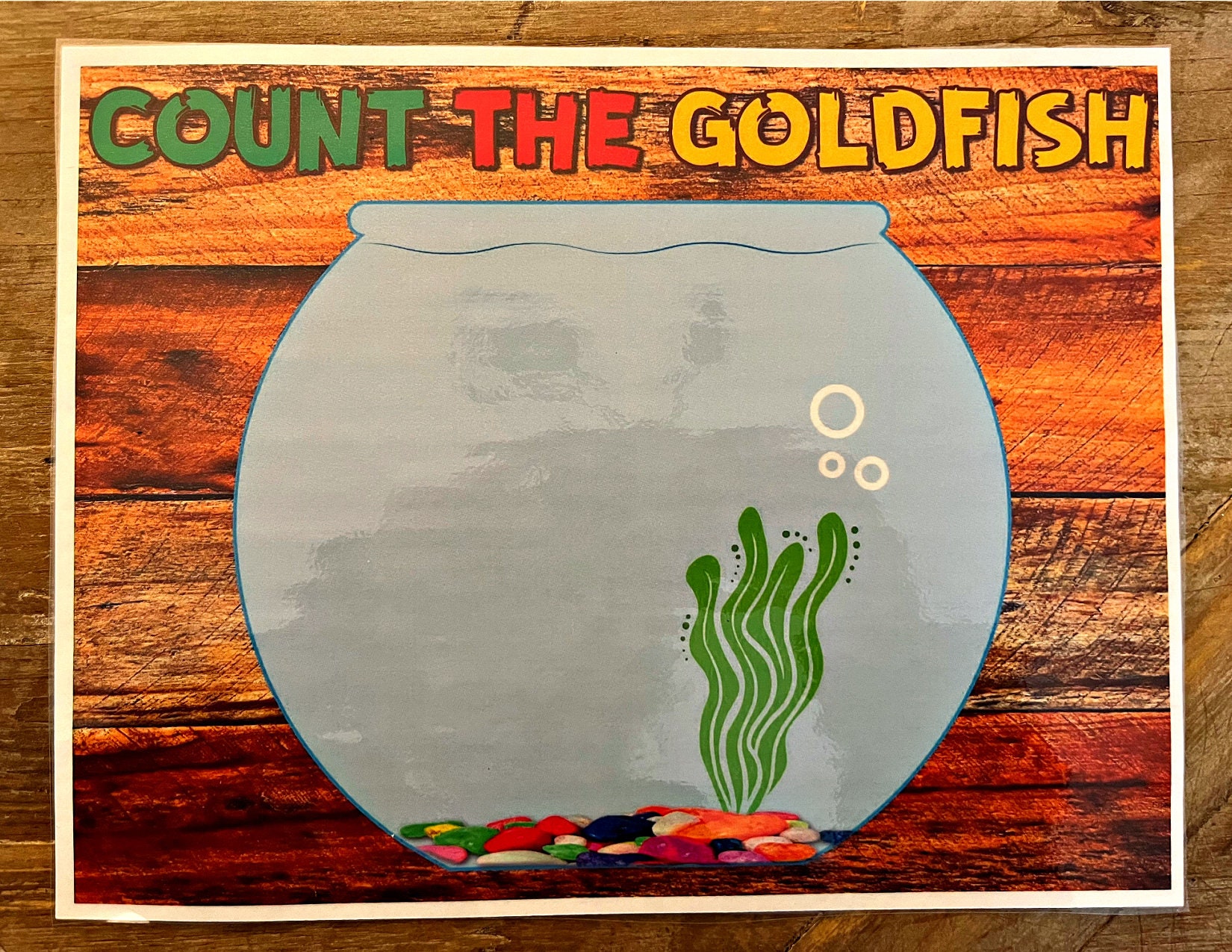 Counting Goldfish Sensory Bin Activity | Goldfish Counting | Sensory ...