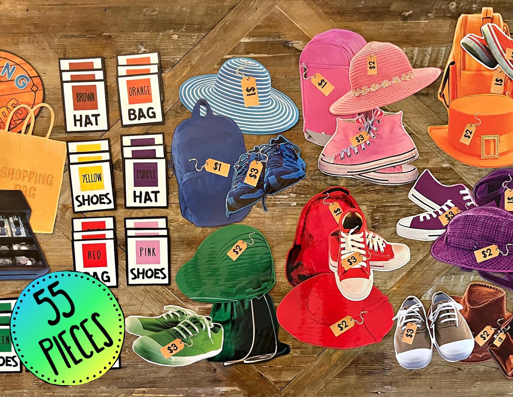 Color Shopping Dramatic Play | Identify Colors Preschool | Color ...