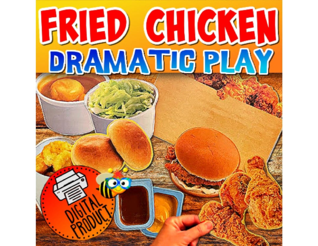 Fried Chicken Dramatic Play | Pretend Restaurant | Preschool Play ...