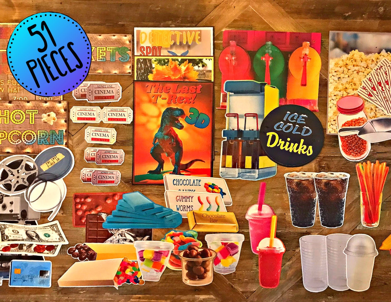 Movie Theater Dramatic Play | Pretend Play Movie Theater | Printable ...