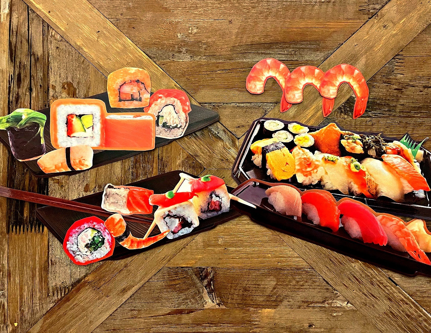 Sushi Bar Dramatic Play | Food Pretend Play | Food Cutouts | Preschool ...