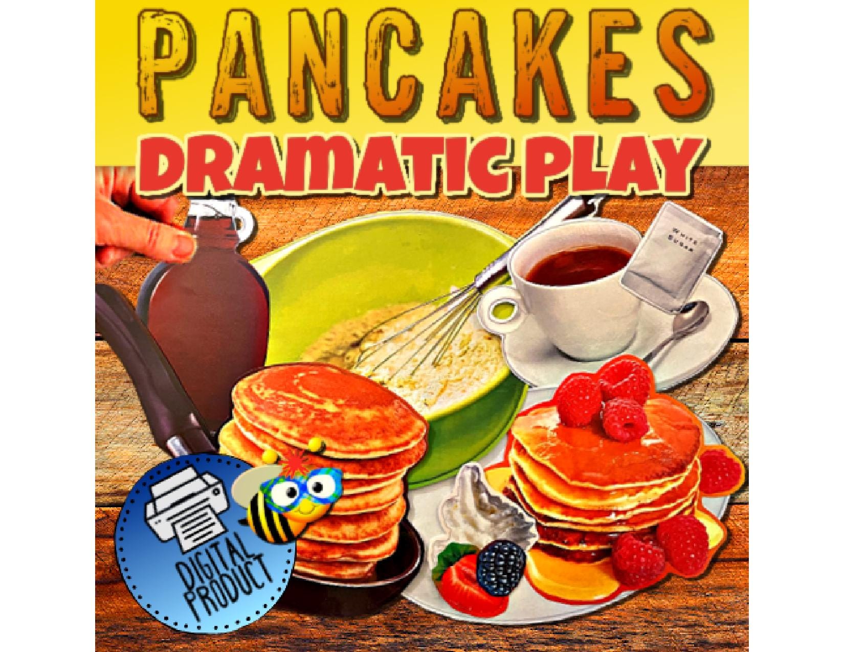 Pancake Shop Dramatic Play | Pancake Dramatic Play | Pancake Activity ...