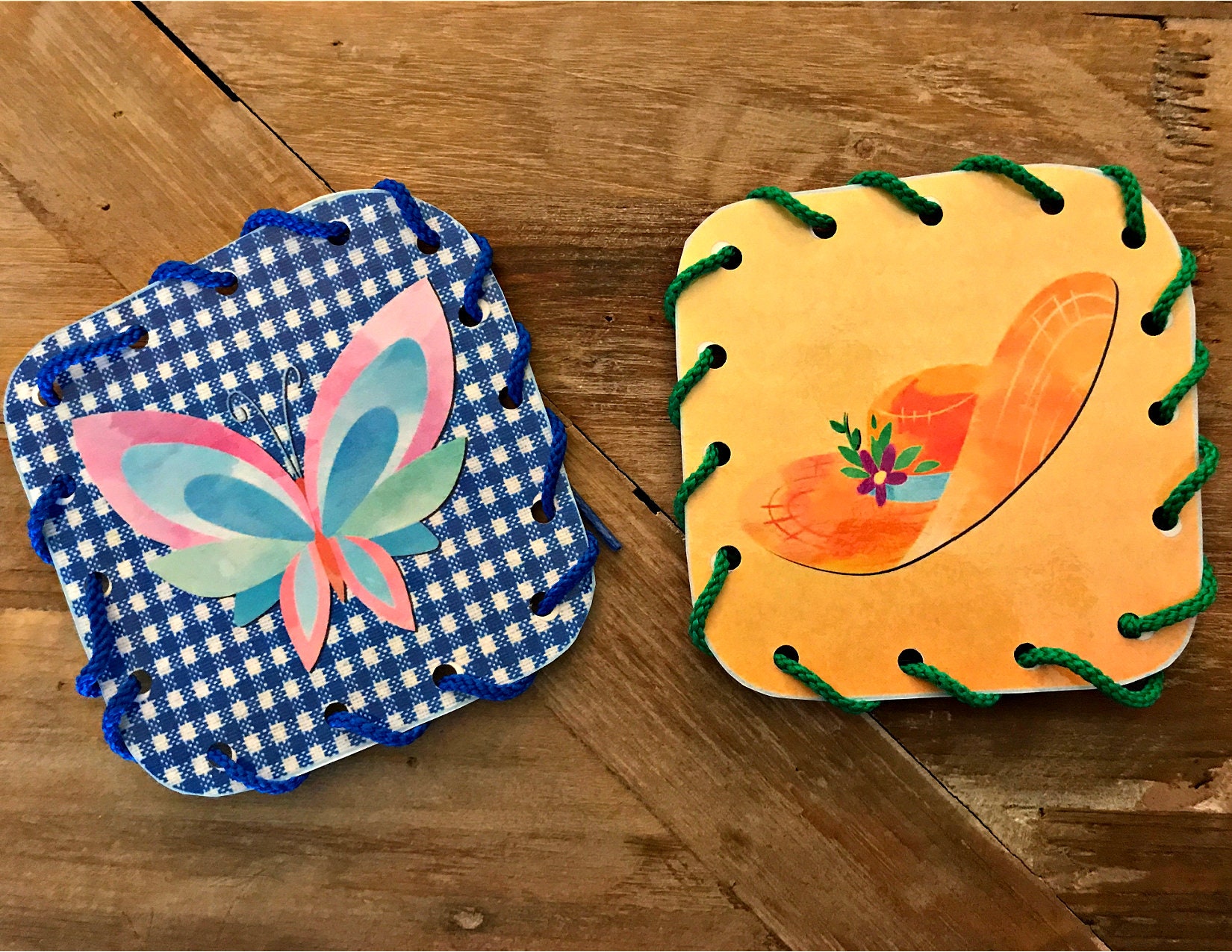 Spring Lacing Cards | Lacing Cards | Spring Activity | Preschool | Prek ...