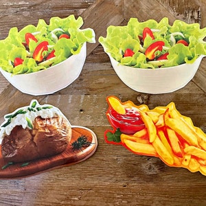 Steak House Dramatic Play | Food Pretend Play | Food Cutouts | Prek ...