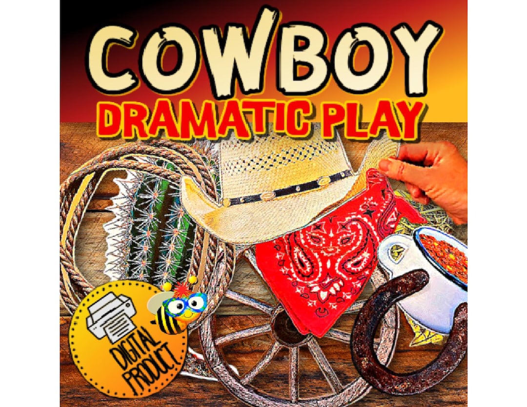 Cowboy Dramatic Play | Cowboy Pretend Play | Preschool Toy | Western ...