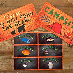 Camping Dramatic Play | Camping Pretend Play | Camping Bulletin Board ...