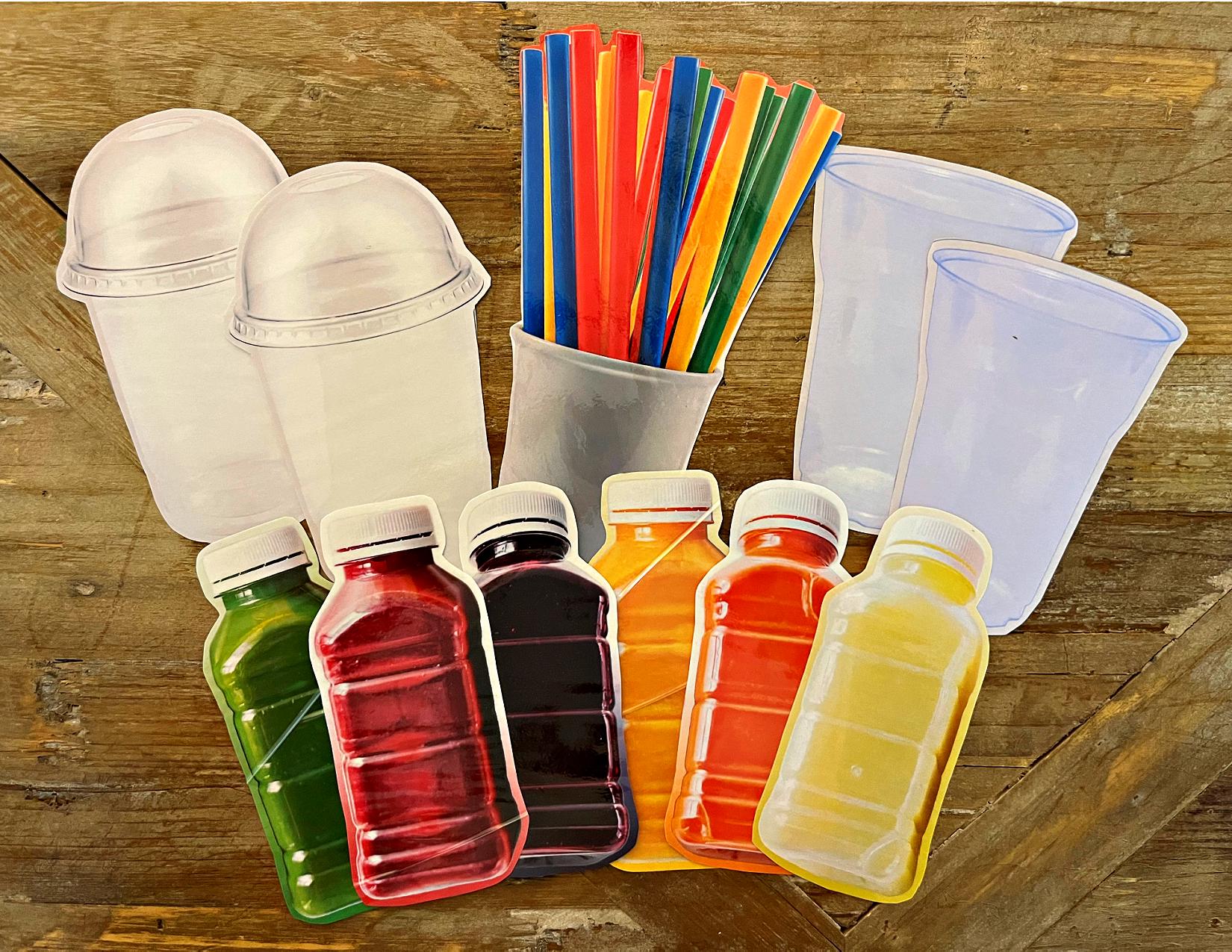 Smoothie Shop Dramatic Play | Fruit Cutouts | Preschool Play | Identify ...