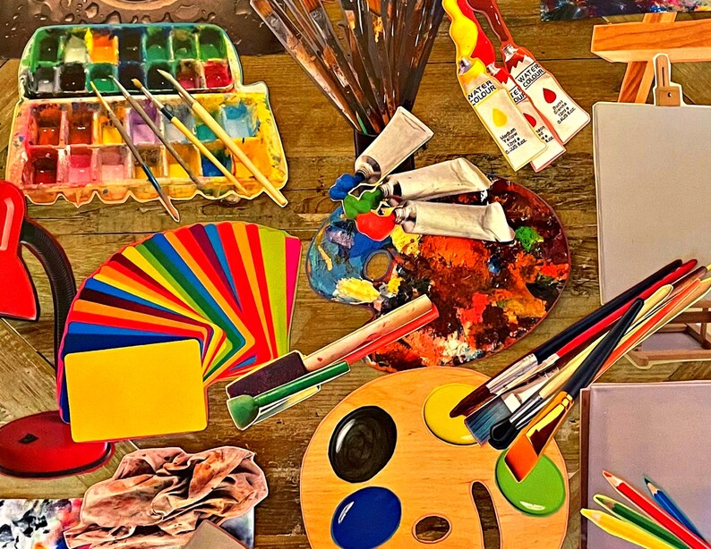 Art Studio Dramatic Play | Art Pretend Play or Bulletin Board | Art ...