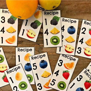 Preschool Counting | Counting Activity | Fruit Smoothie Activity | Prek ...