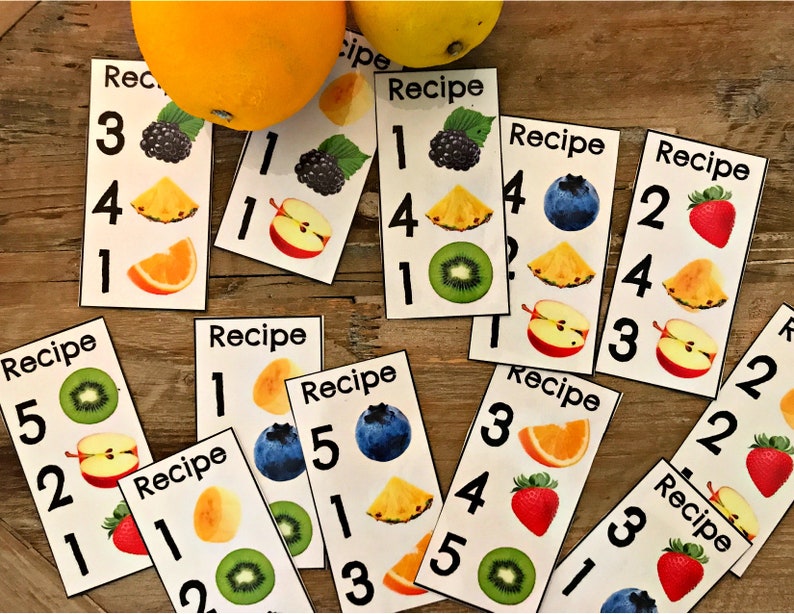 Preschool Counting | Counting Activity | Fruit Smoothie Activity | Prek ...