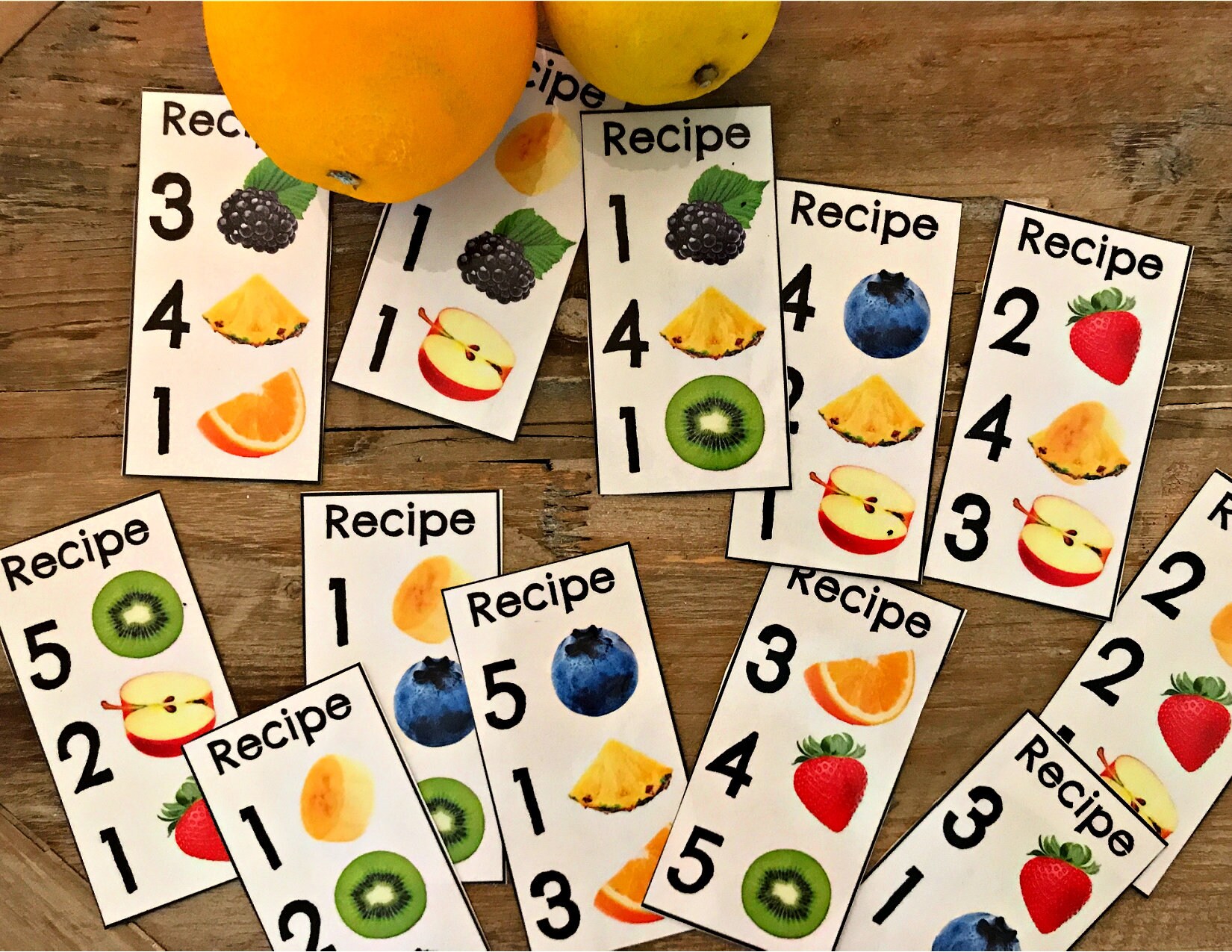 Preschool Counting | Counting Activity | Fruit Smoothie Activity | Prek ...