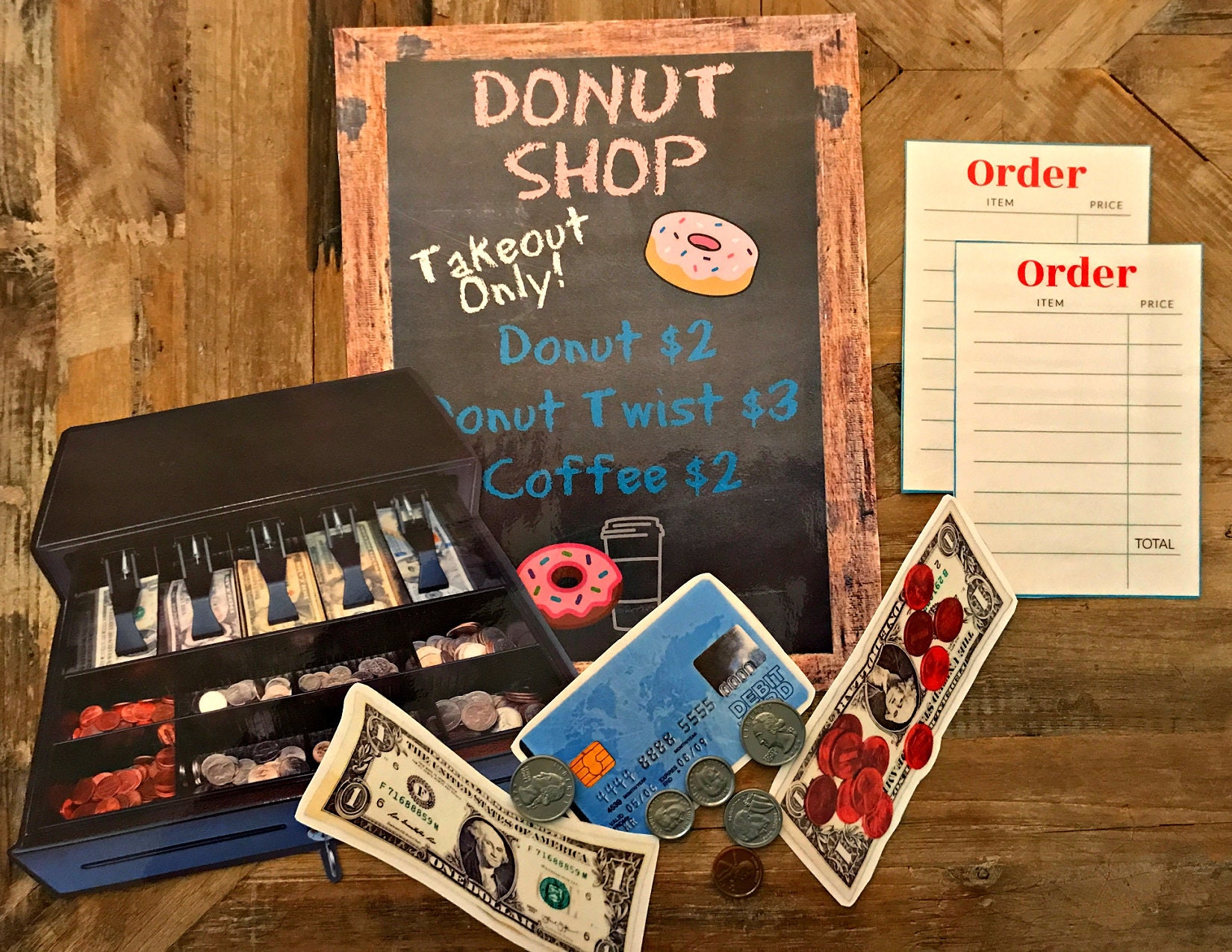 Donut Shop Dramatic Play | Donut Shop Pretend Play | Donut Activity ...