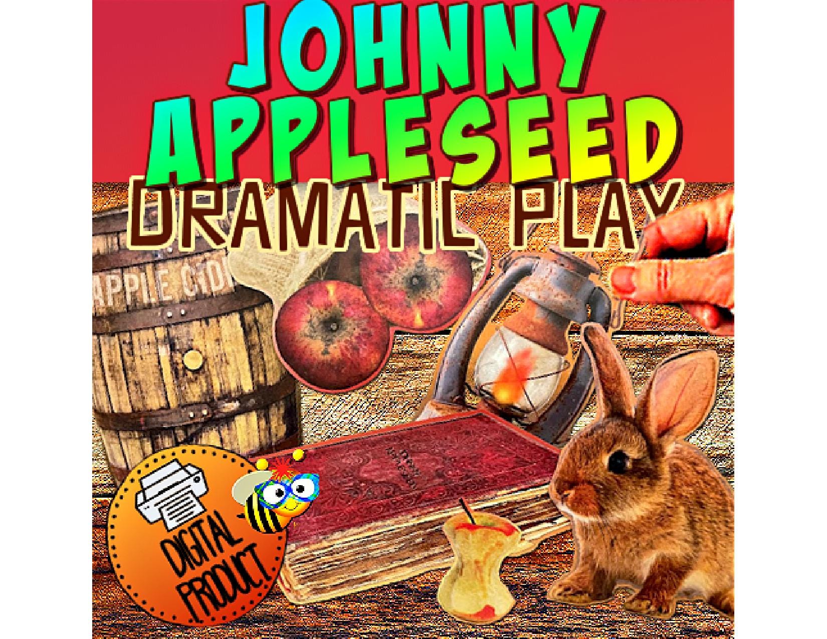 Johnny Appleseed Dramatic Play | Apple Pretend Play | Preschool Toy ...